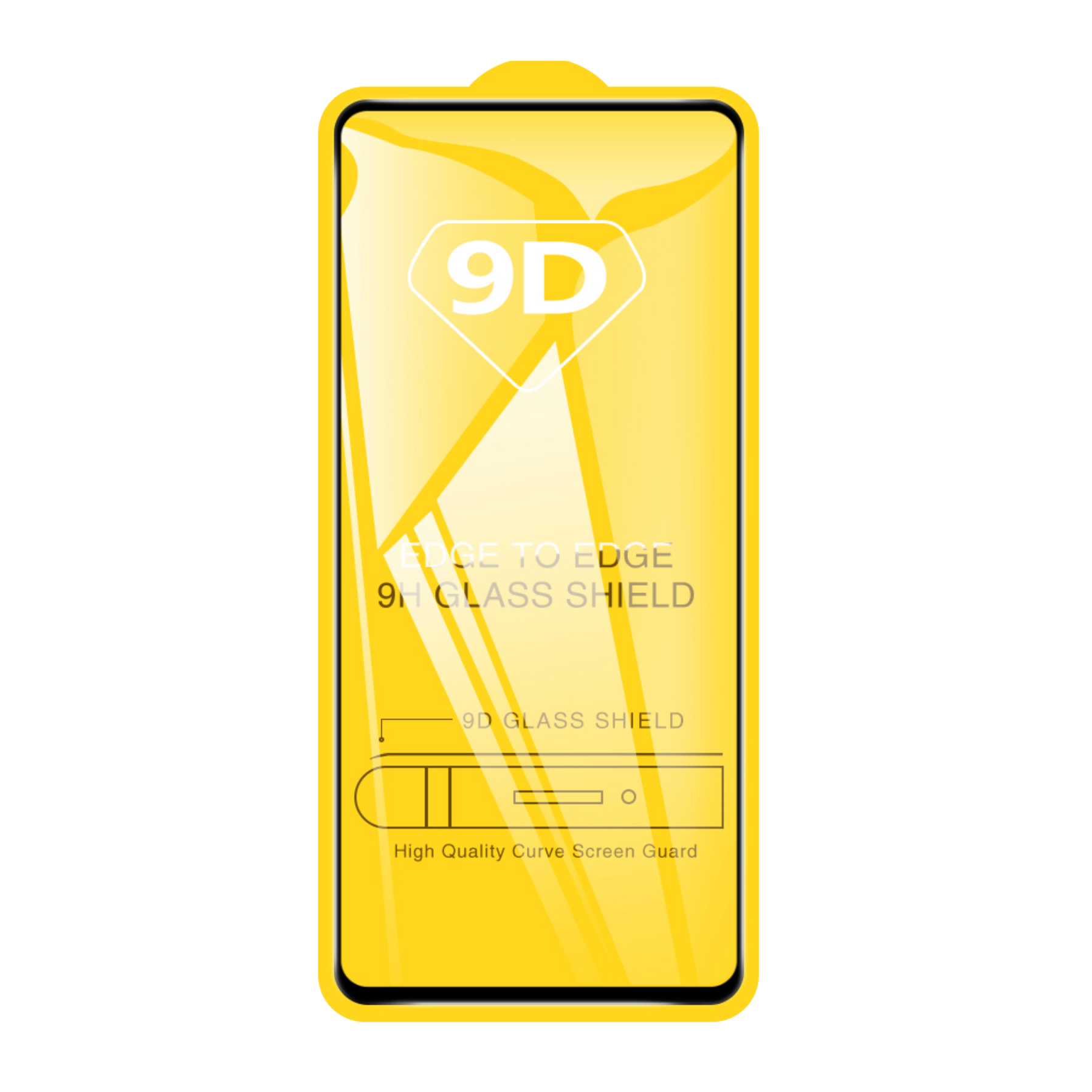 Защитное стекло для Realme 8i 5 шт./9D на весь экран