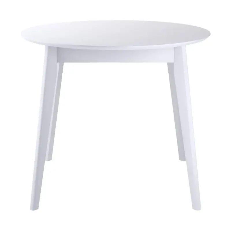 Стол обеденный Daiva casa Орион classic 94x94 см круглый, нераздвижной, белая эмаль