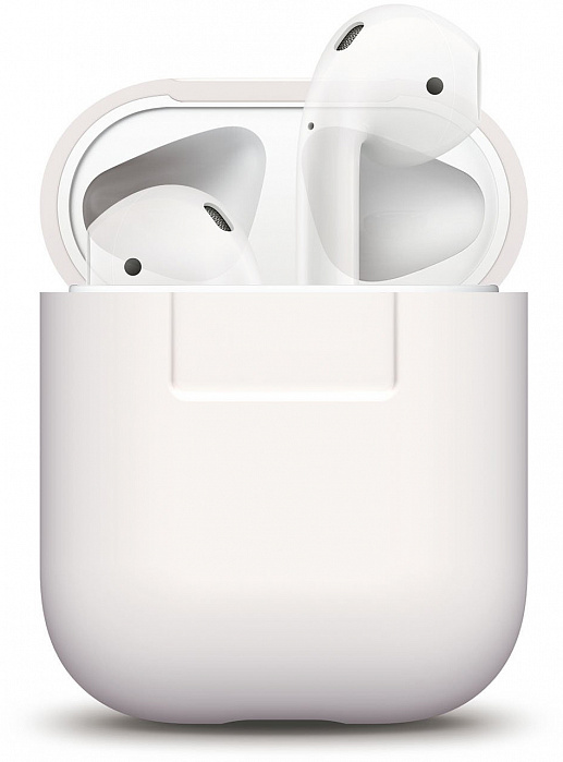 Чехол Elago для AirPods Silicone case White