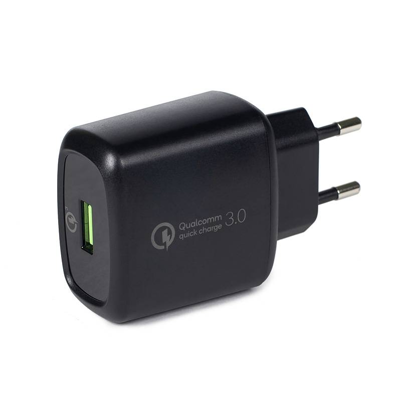 Сетевое зарядное устройство Skyway Power Qualcomm, 1 USB, black