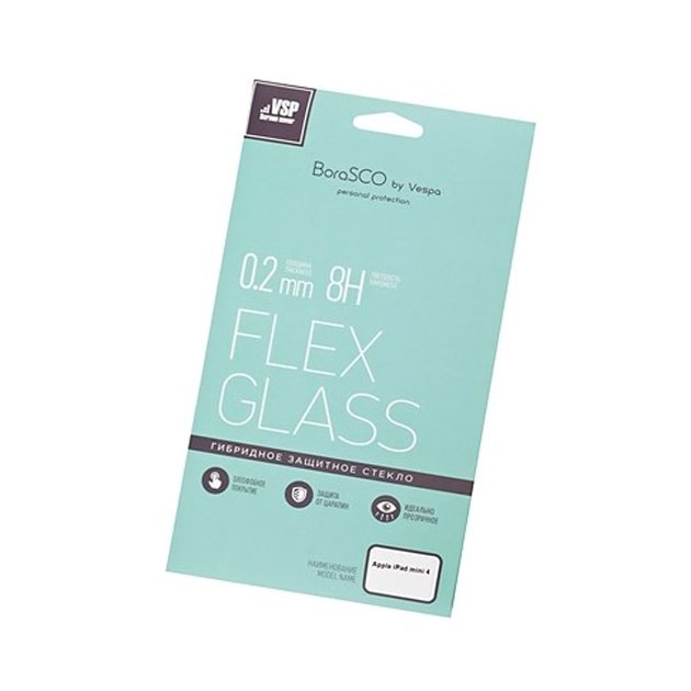 Защитное стекло для планшета BoraSCO Flex Glass для Apple iPad mini 4