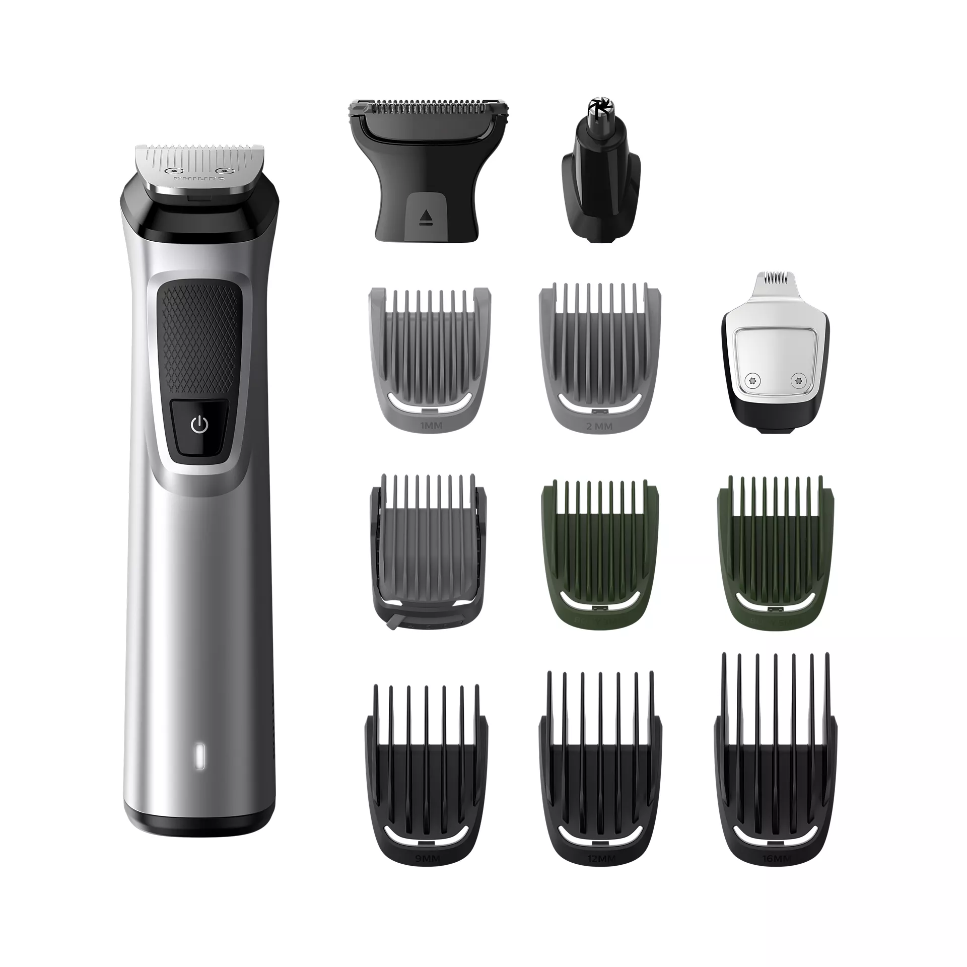 Триммер Philips Multigroom Series 7000 MG7715 серебристый, черный