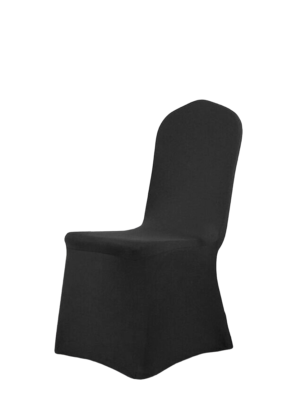 Чехол для стула со спинкой LuxAlto 10398 Черный