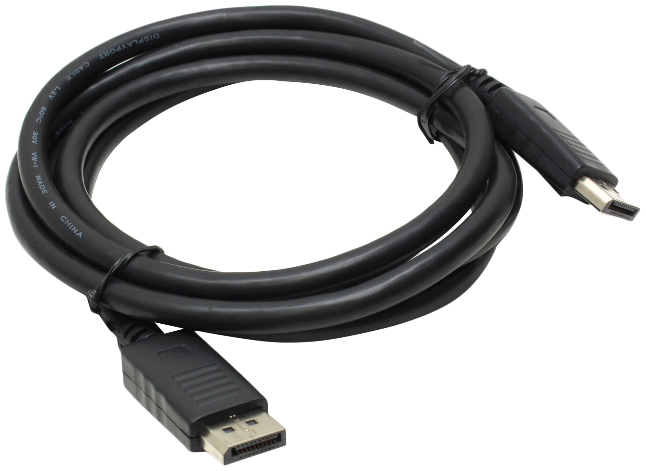 Кабель VCOM DisplayPort-DisplayPort, M-M 1,8м Black (VHD6220-1.8M)