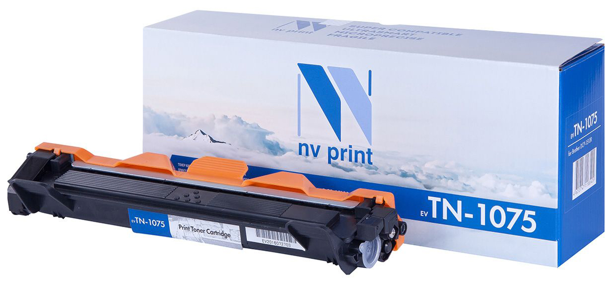 Картридж для лазерного принтера NV Print TN1075, черный