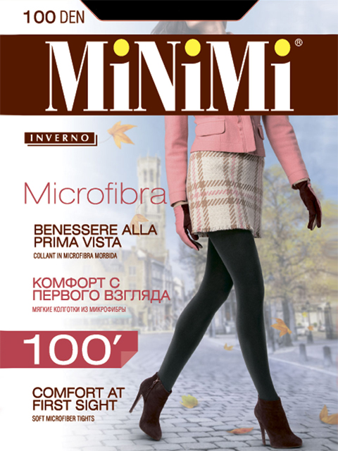 Колготки женские Minimi MICROFIBRA 100 черные 2 (S)