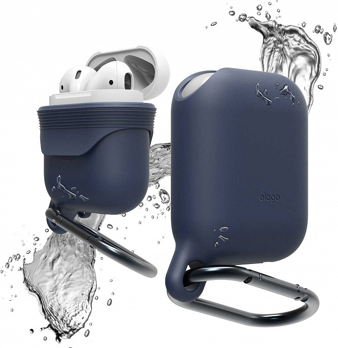 Чехол Elago Waterproof Hang Case для AirPods (Jean Indigo)