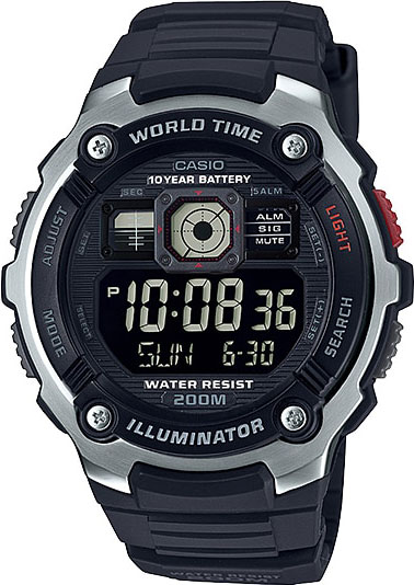 Наручные часы электронные мужские Casio Illuminator Collection AE-2000W-1B