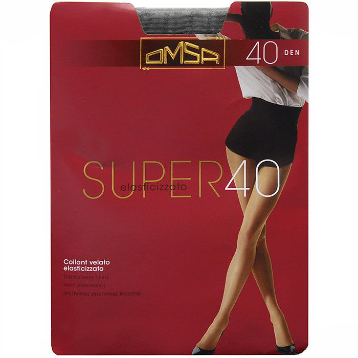 Колготки женские Omsa SUPER 40 серые 2 (S)