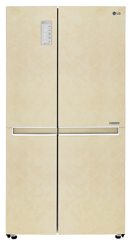 Холодильник LG GC-B247SEUV бежевый