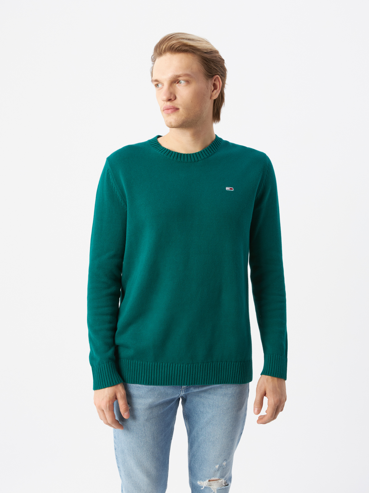 Джемпер мужской Tommy Jeans DM0DM11856L6O зеленый XL