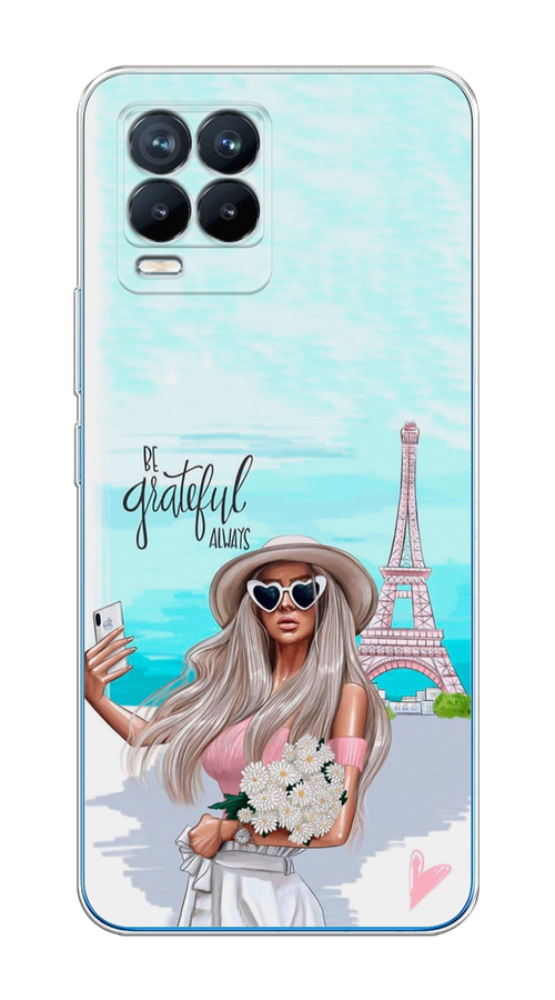 Чехол на Realme 8/8 Pro "Селфи Париж"
