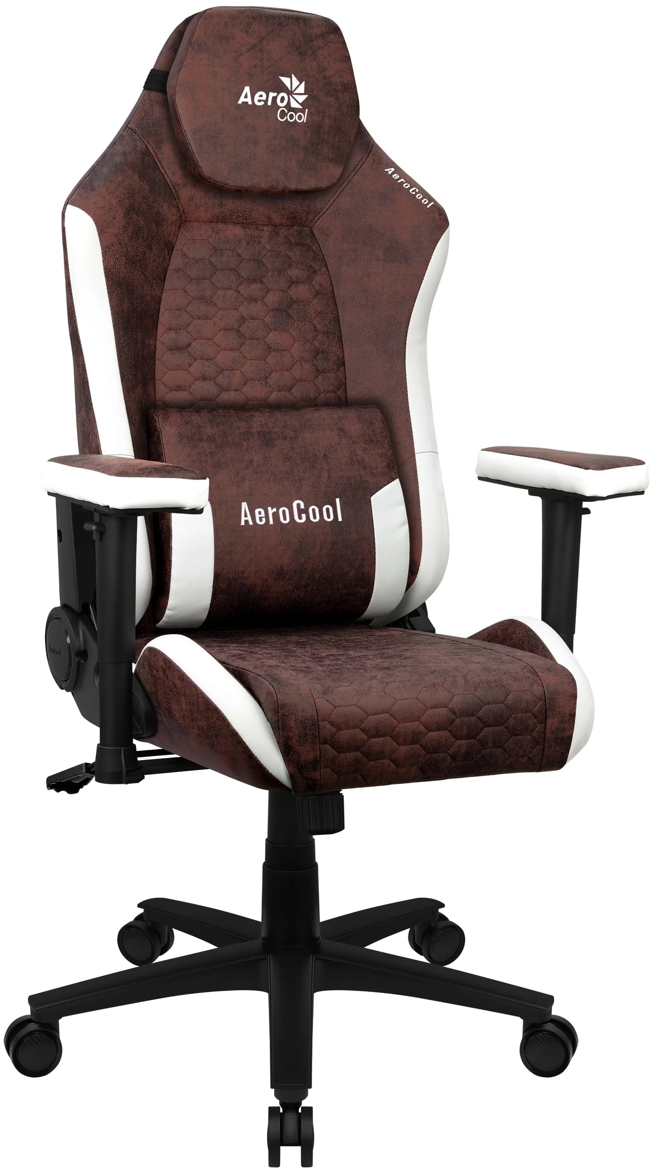 Компьютерное кресло AeroCool Crown Suede Burgundy Red