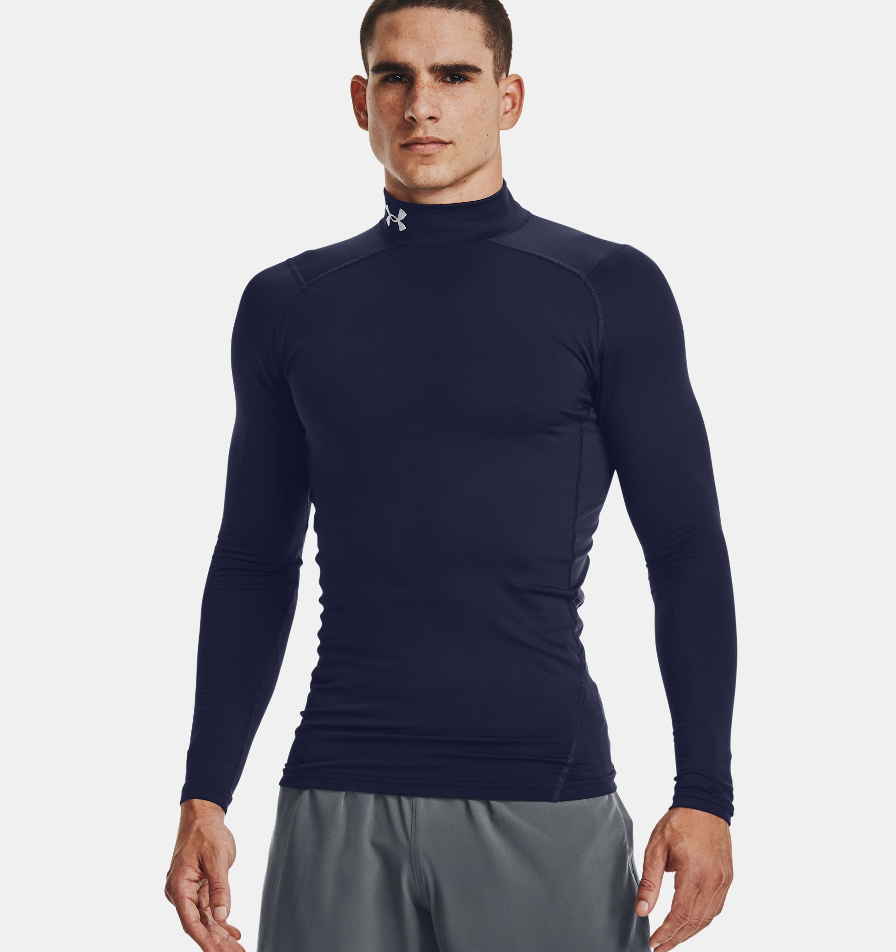 Лонгслив мужской Under Armour 77-1366072 синий XXL INT