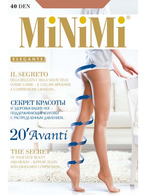 Колготки женские Minimi AVANTI 20 телесные 4 (L)