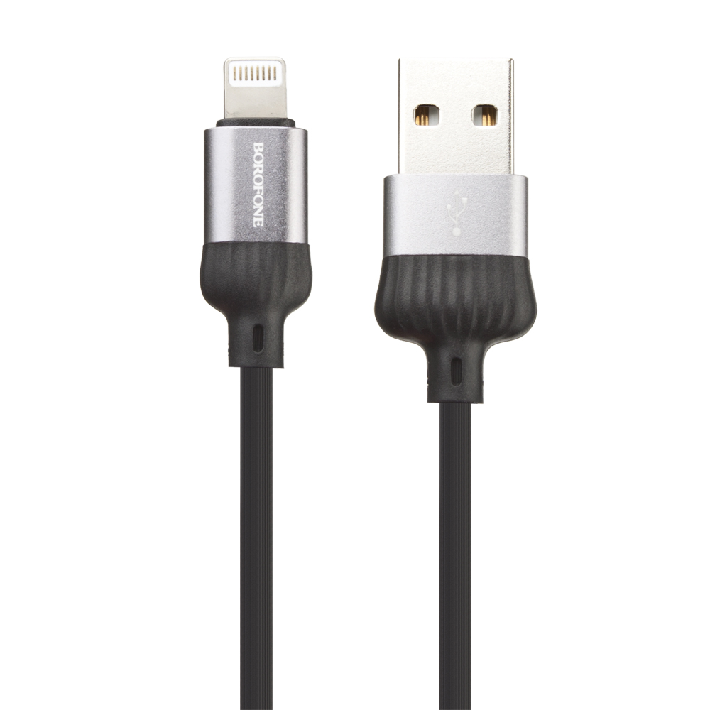 Дата-кабель Borofone BX28 USB to Lightning, черный