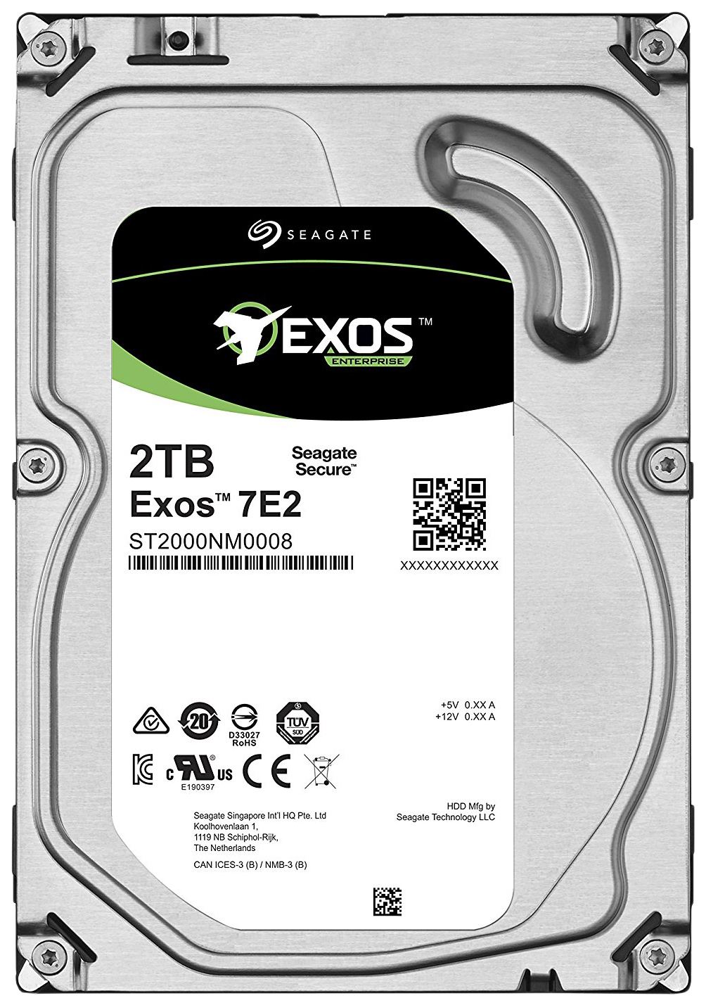 Жесткий диск Seagate Exos 7E2 2ТБ (ST2000NM0008)
