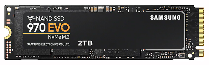 SSD накопитель Samsung 970 EVO M.2 2280 2 ТБ (MZ-V7E2T0BW)