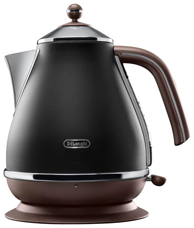 Чайник электрический Delonghi IconaVintage 1.7 л Black, Brown