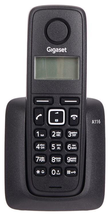 DECT телефон Gigaset A116 черный