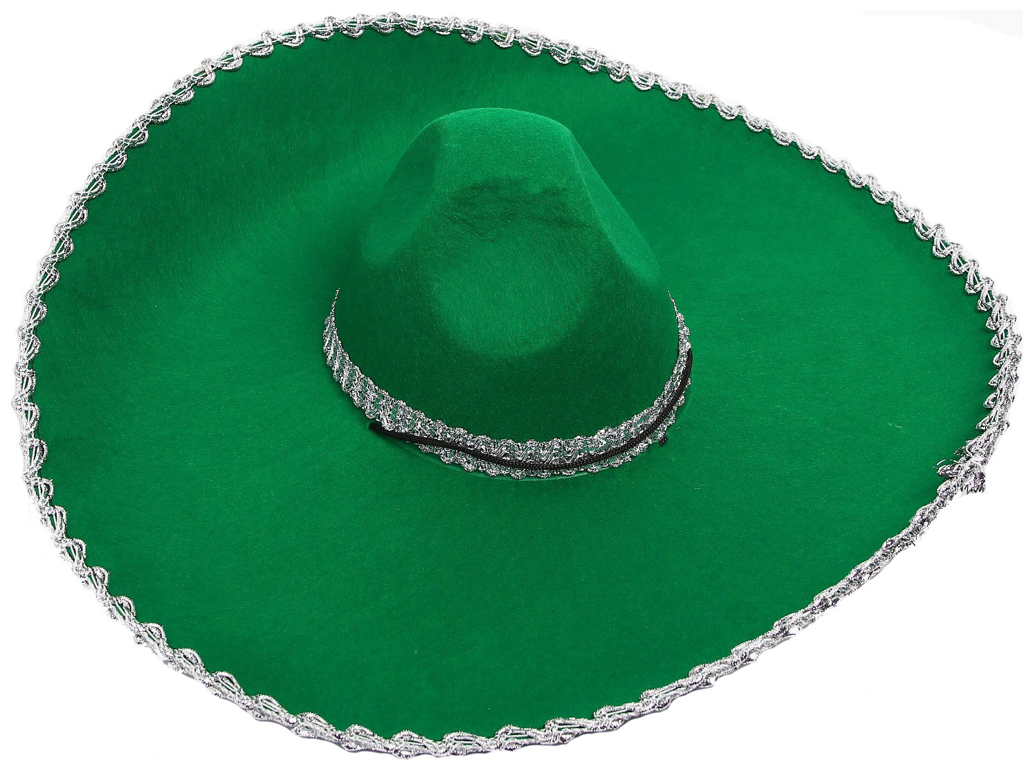 Карнавальная шляпа Sima-Land Сомбреро, цвет зелёный