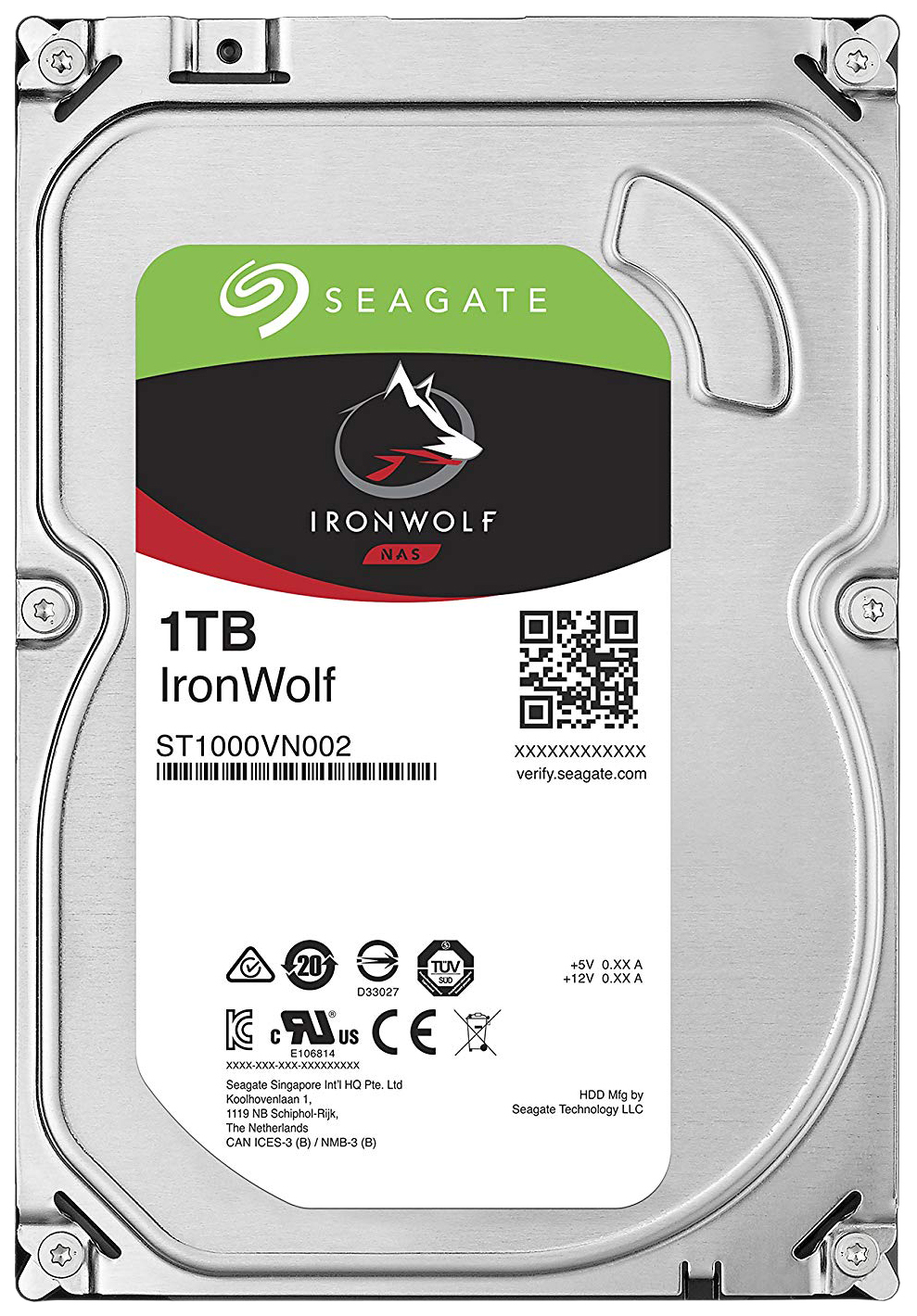 Жесткий диск Seagate IronWolf ST1000VN002 1TB (ST1000VN002)