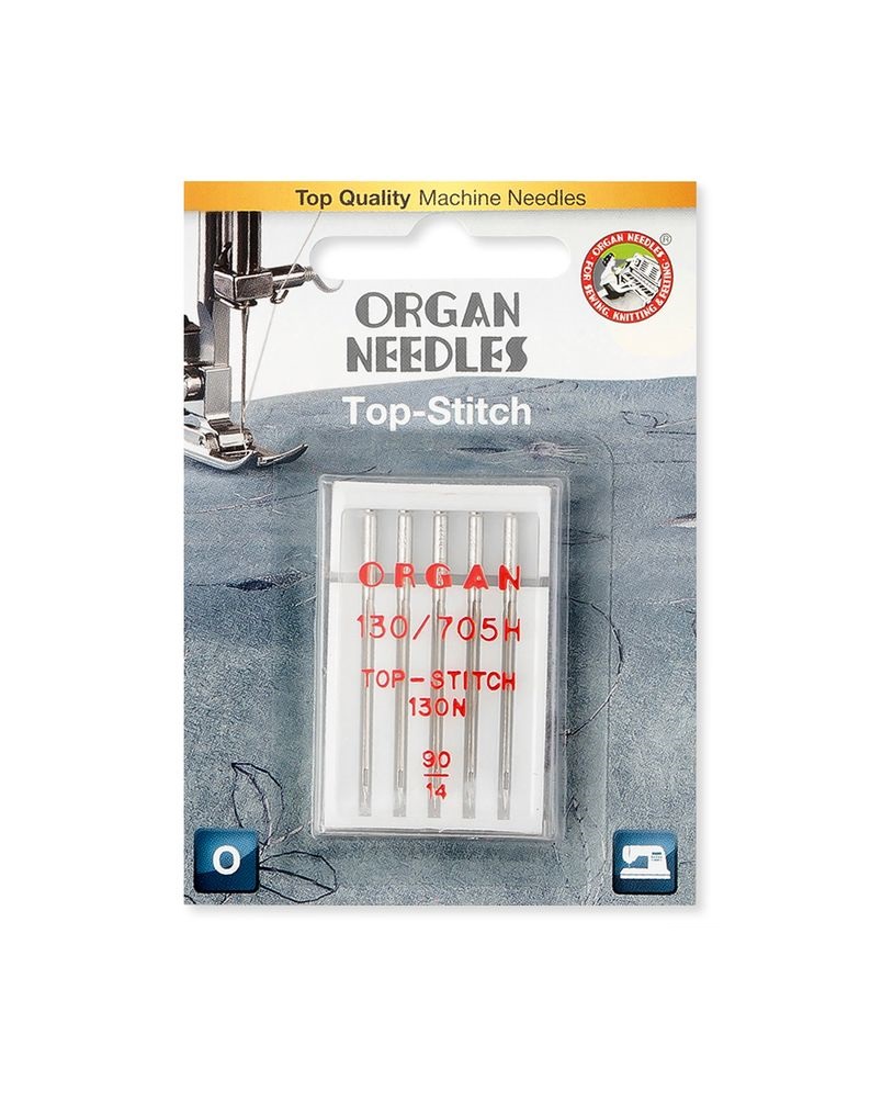 Иглы Organ TOP STITCH 5/90 Blister