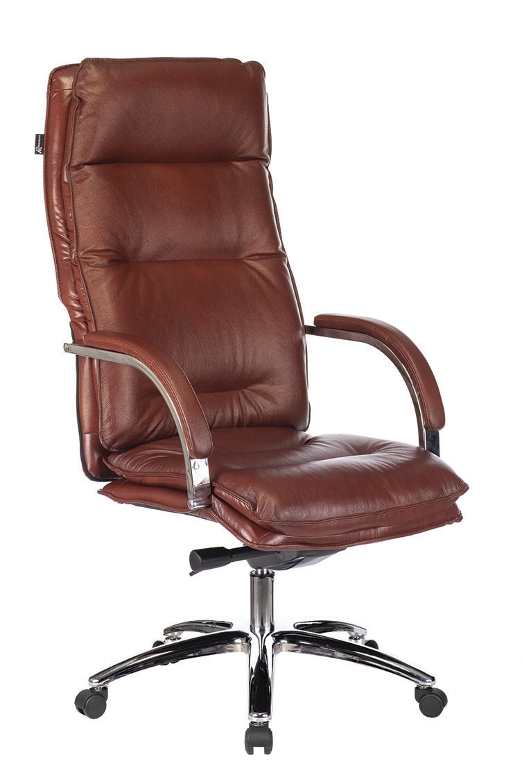 Кресло руководителя Бюрократ T-9927SL  Leather Eichel светло-коричневый