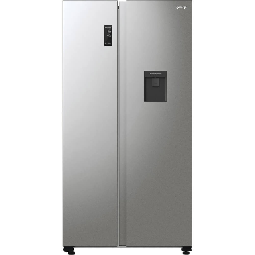 Холодильник Gorenje NRR9185EAXLWD серебристый