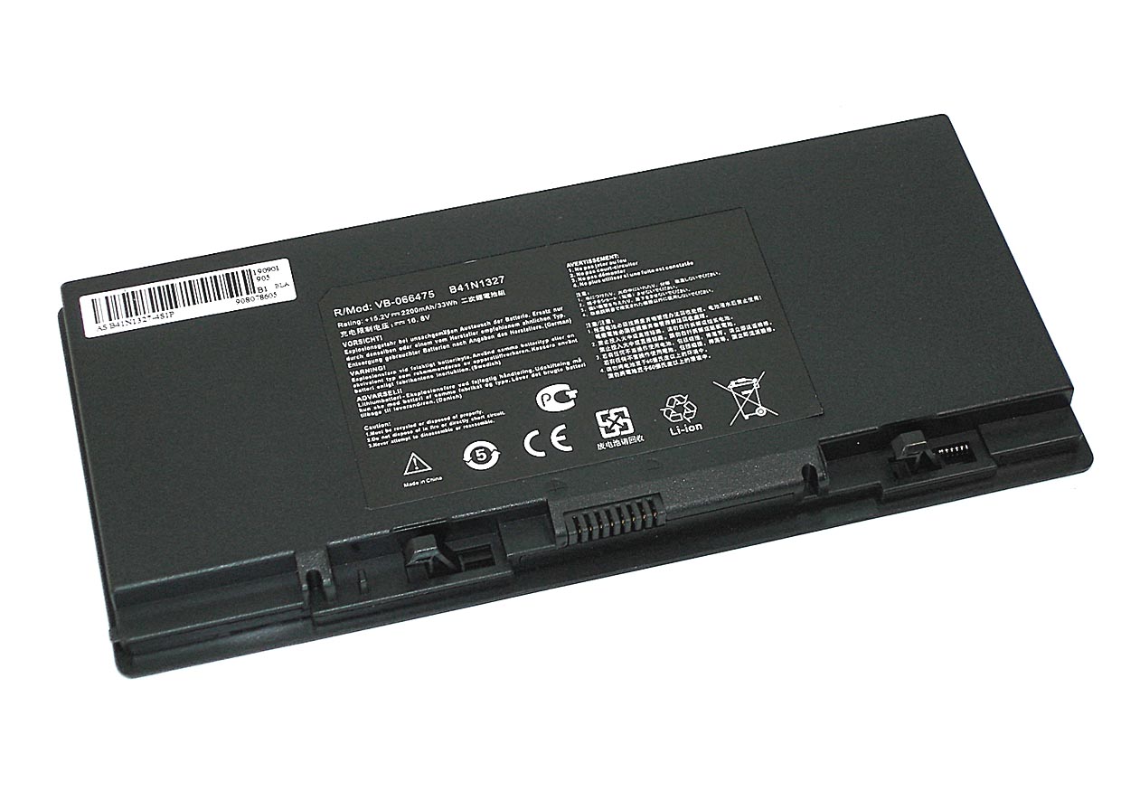 Аккумулятор для ноутбука Asus B551 B41N1327 15,2V 2200mAh OEM