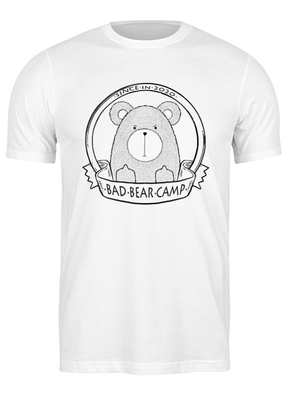 Футболка мужская Printio Bad bear camp белая L