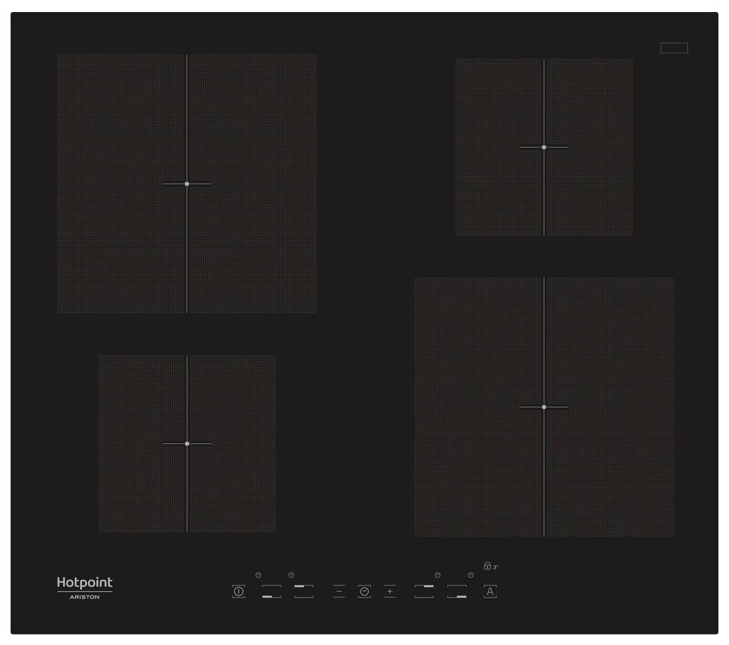 Встраиваемая варочная панель индукционная Hotpoint-Ariston KIA 640 C черный