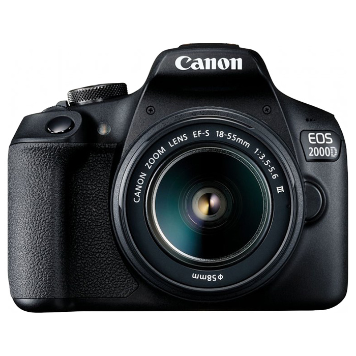 Фотоаппарат зеркальный Canon EOS 2000D 18-55mm III Black