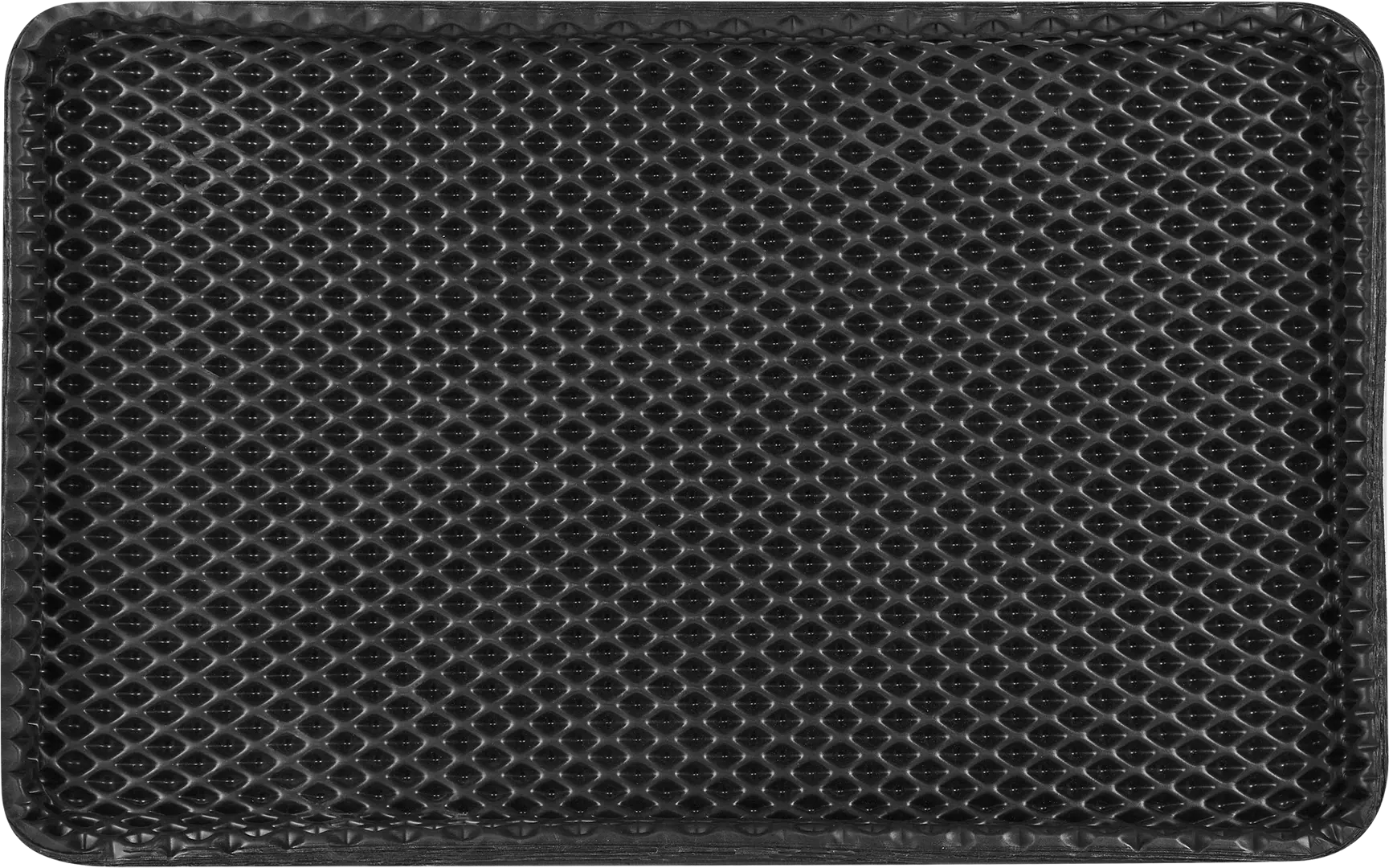 Лоток универсальный полипропилен Ромб 31x51 см цвет черный