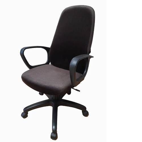 Чехол на компьютерное и офисное кресло ДомДача, коричневый, 55х65 см