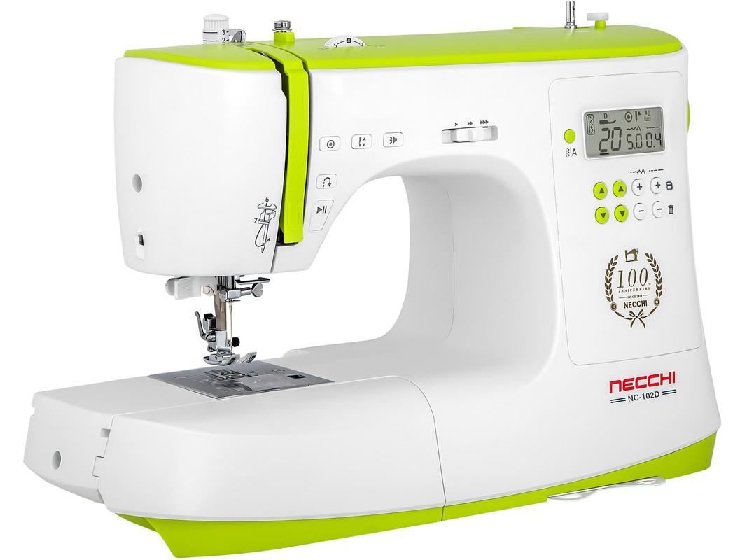 Швейная машина Necchi NC-102D White, Green