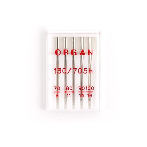 Иглы "Organ" универсальные №70-100 для БШМ упак,5 игл