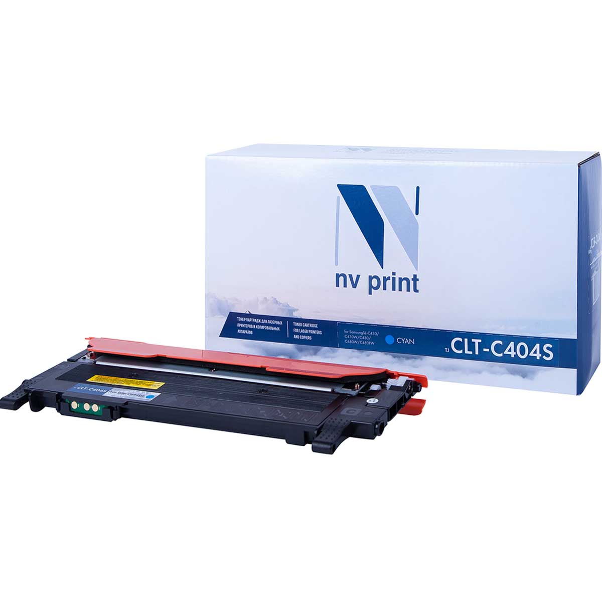 Картридж для лазерного принтера NV Print CLT-C404SC, Blue
