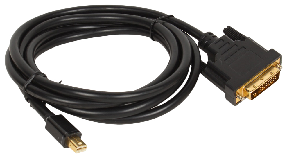 Кабель VCOM Mini DisplayPort-DVI, M-M 1,8м Black (TA665-1.8M)