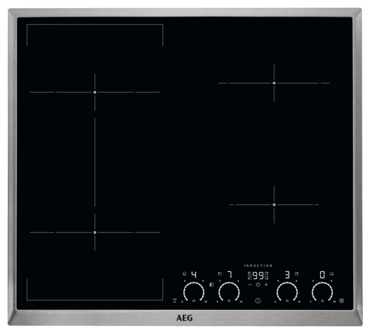 Встраиваемая варочная панель индукционная AEG IKK64545XB черный