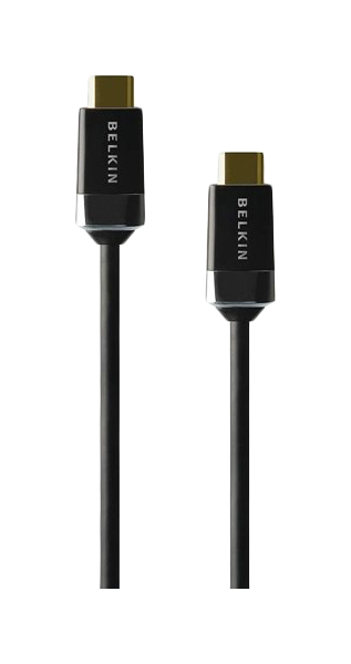 Кабель Belkin HDMI - HDMI, 1м Black (HDMI0018G-1M)