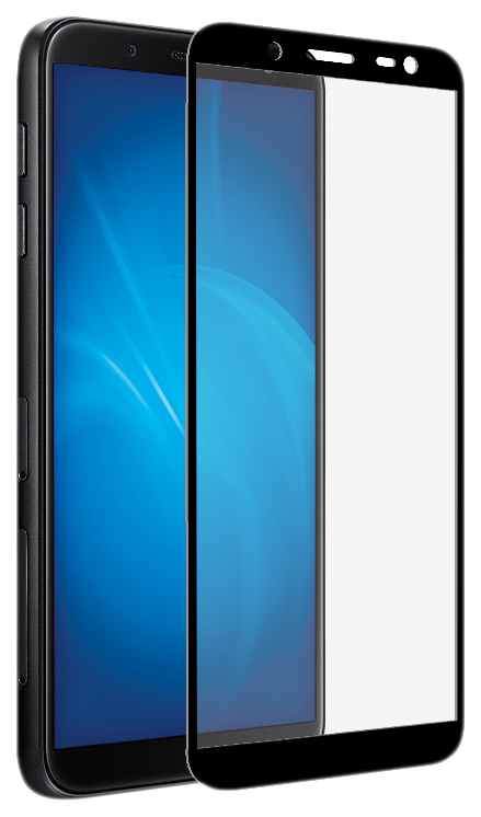 Защитное стекло DF для Samsung Galaxy J6 Black