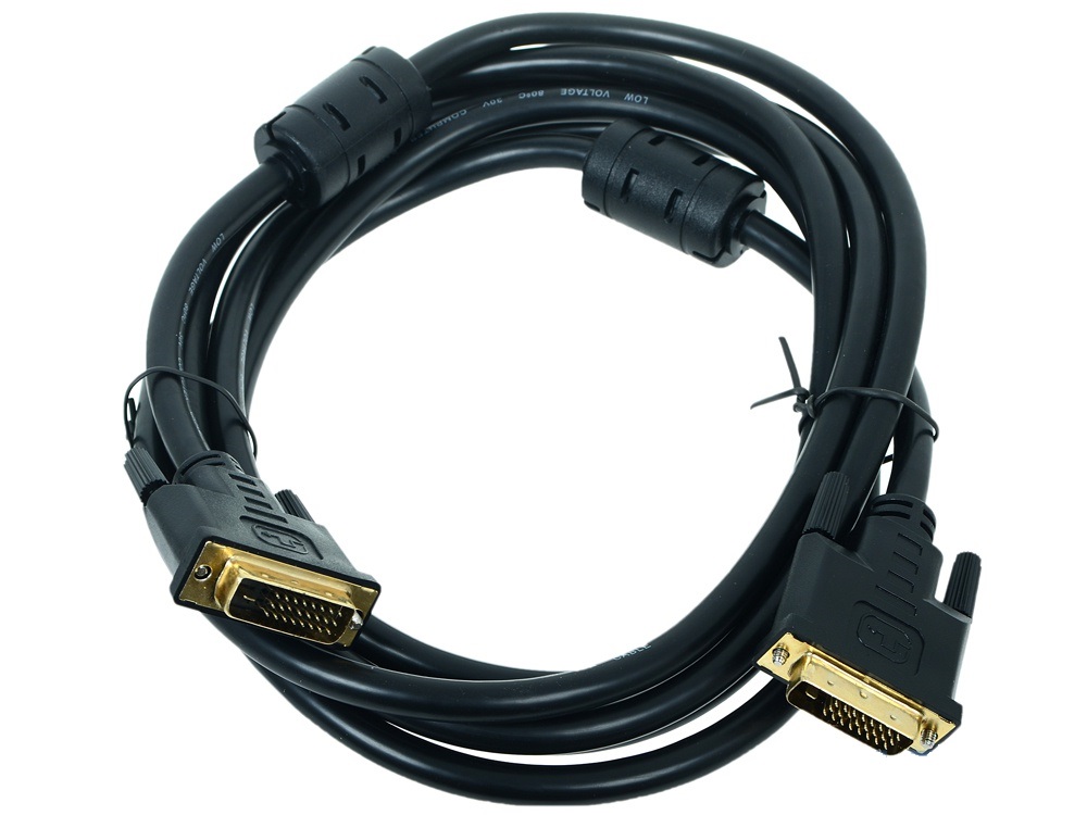 Кабель VCOM DVI-DVI, M-M 3м Black (VDV6300-3M)