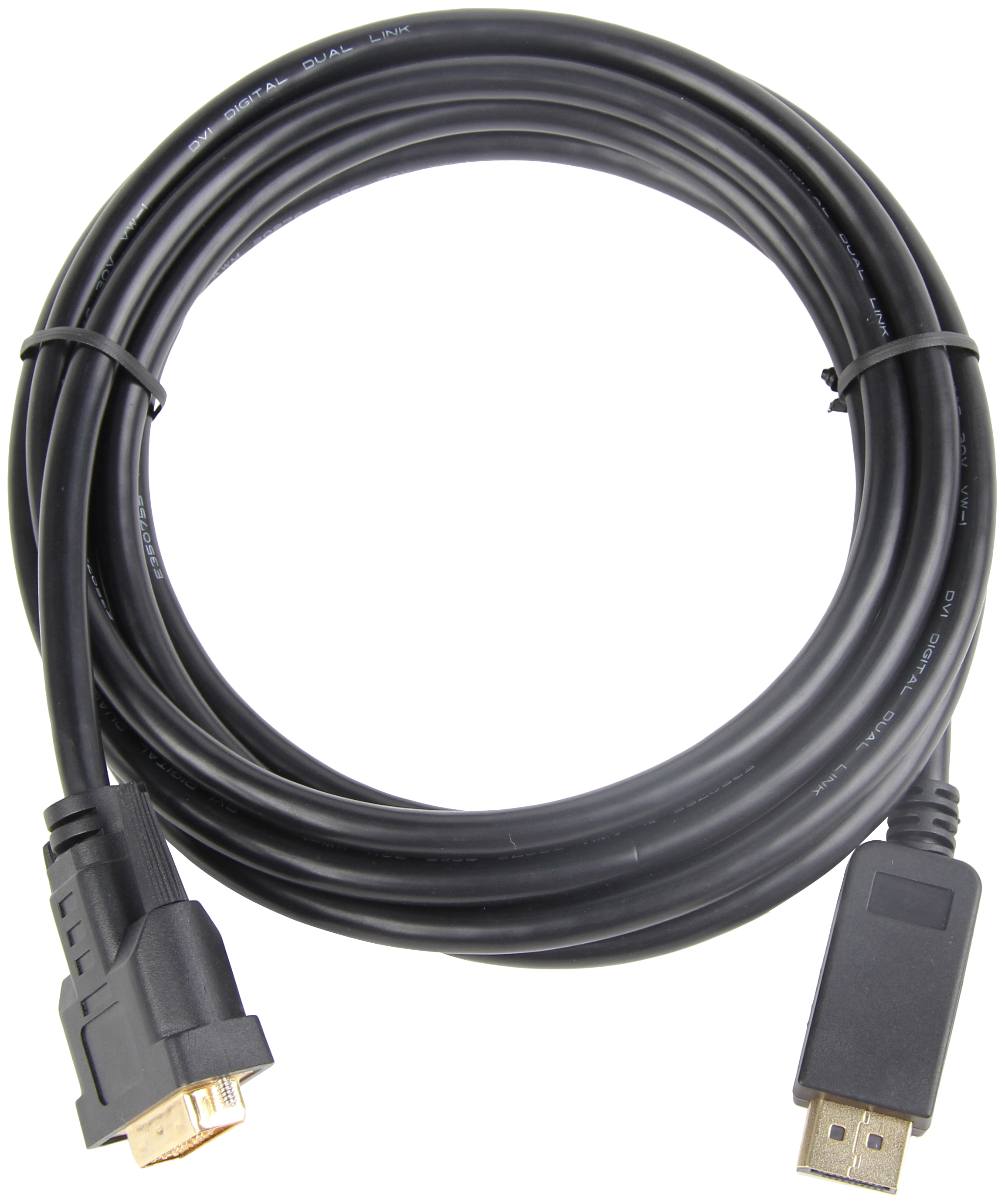 Кабель Gembird DisplayPort-DVI, M-M 1м Black (CC-DPM-DVIM-1M)