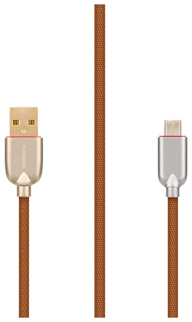 Кабель Rombica Digital AB-05 microUSB 1м Brown