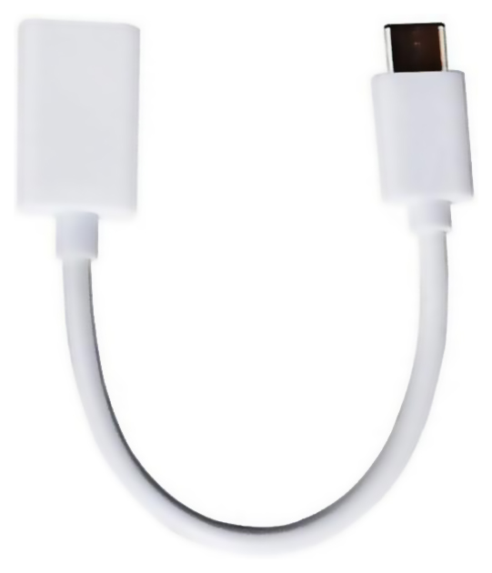 Кабель USB-Cm на USB*2.0-Af с поддержкой OTG KS-297 - 0.1 метра, белый