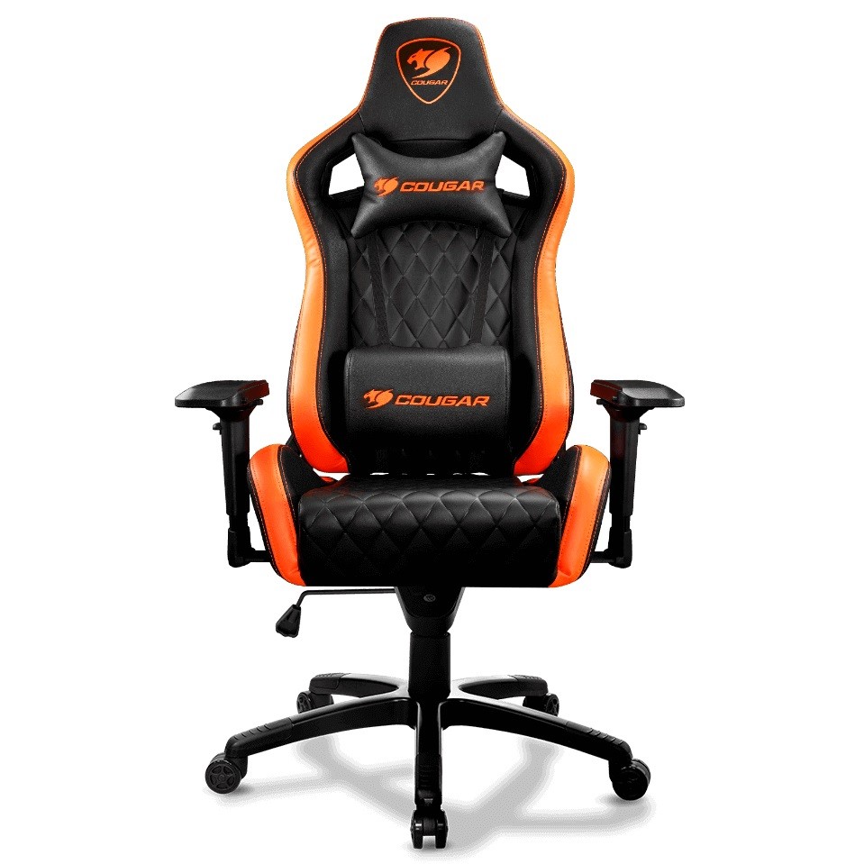 Кресло игровое Cougar ARMOR-S, черный/оранжевый