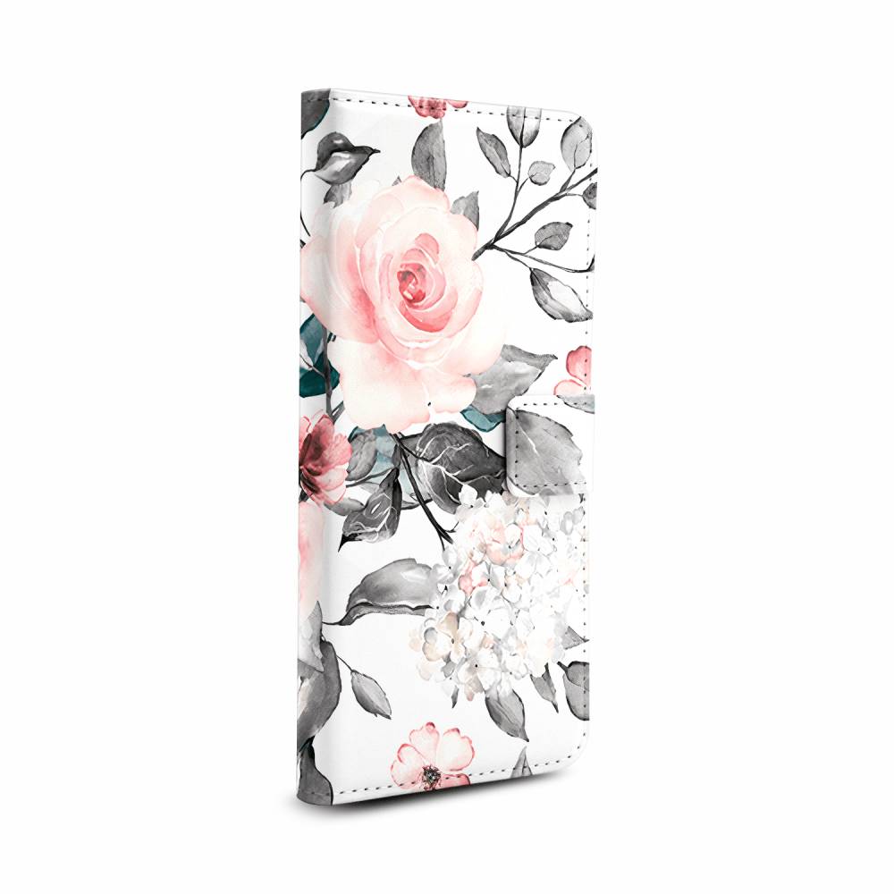 Чехол Awog на Xiaomi Redmi 7 "Розы на белом"