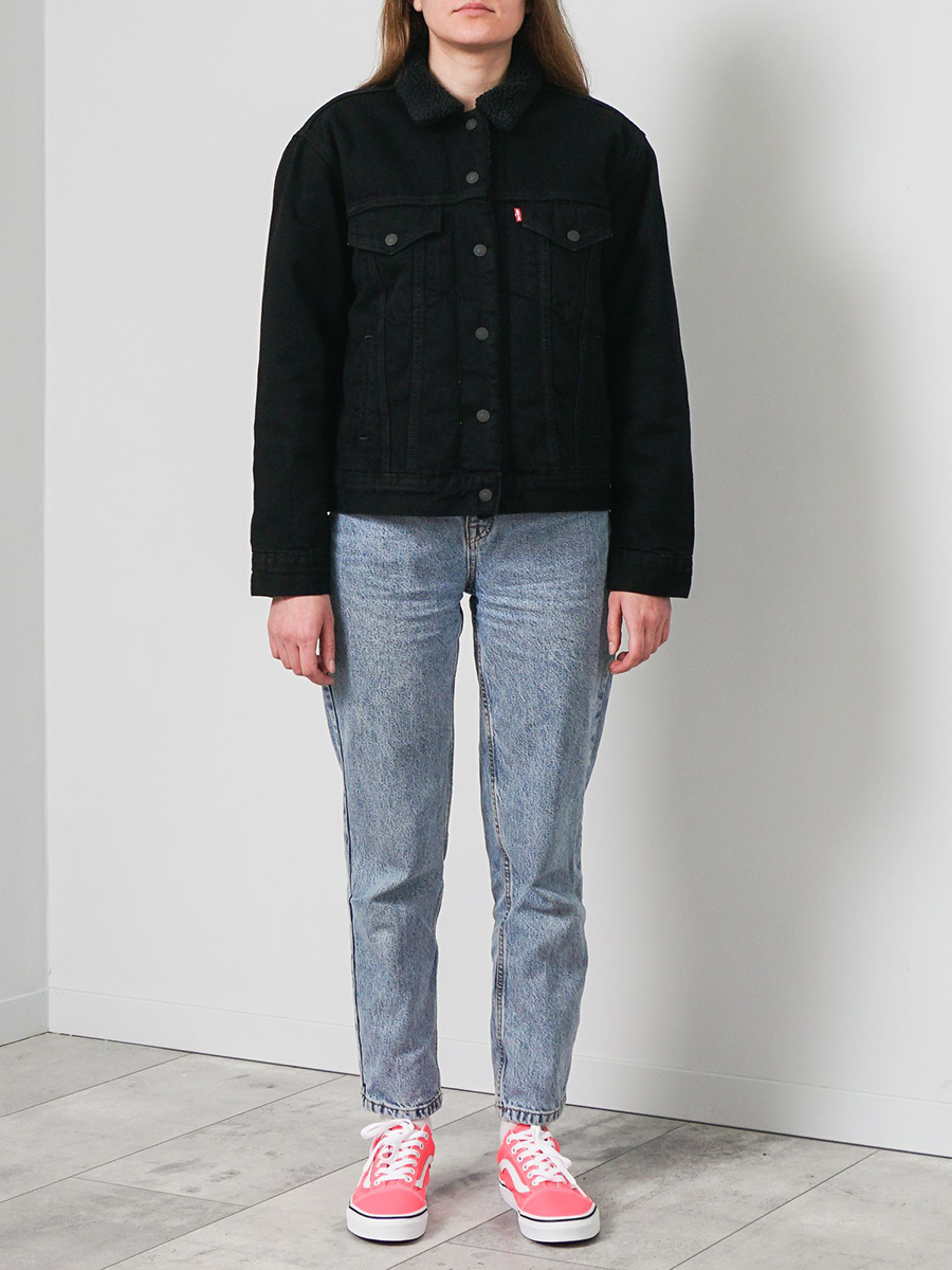 Джинсовая куртка женская Levi's 36137-0015 черная XS