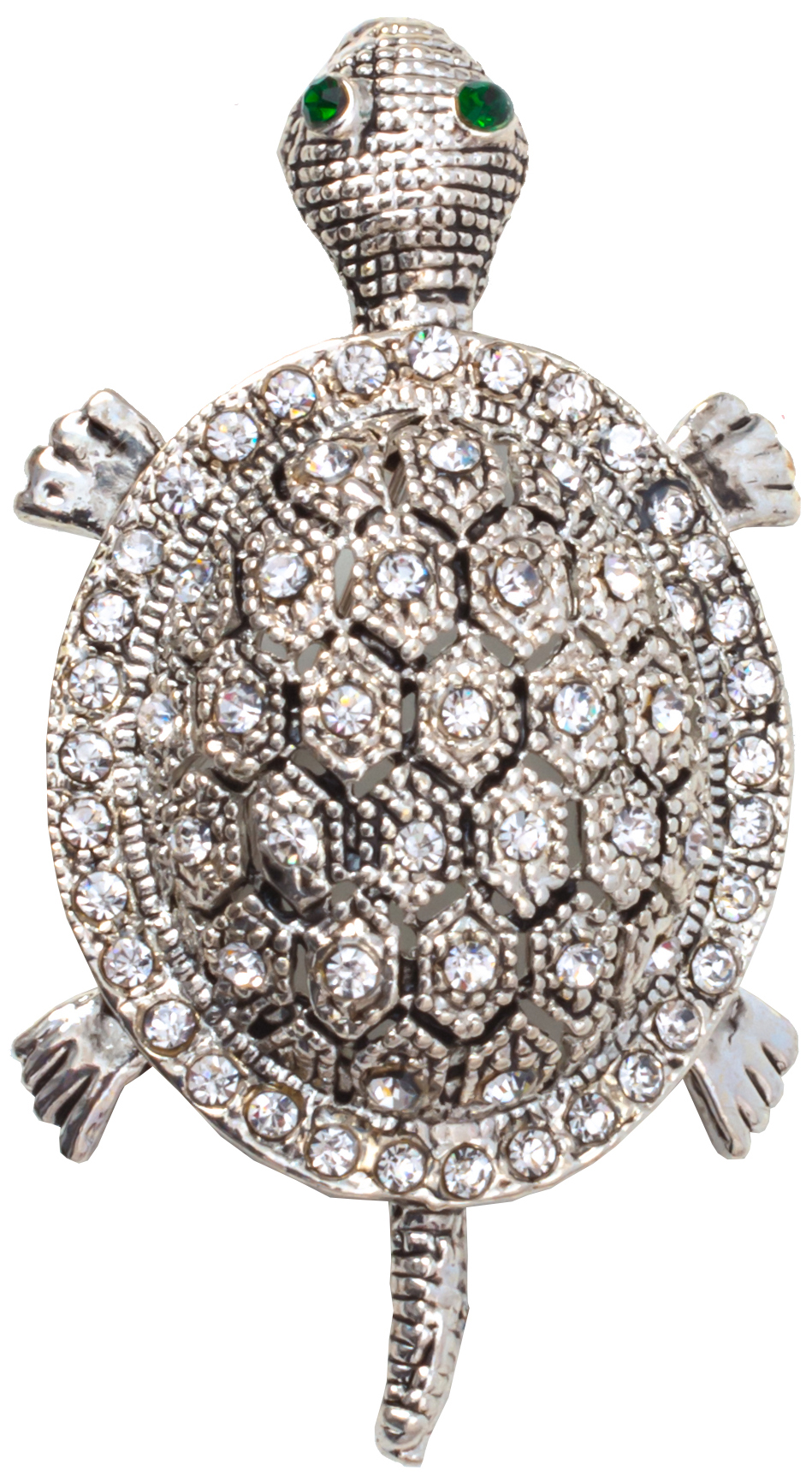 Брошь из ювелирного сплава с кристаллом WowMan Jewelry RD012455651112